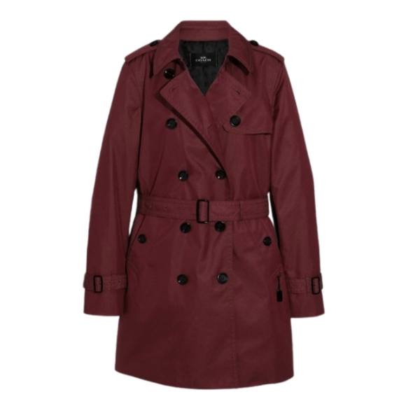 Coach | Jackets & Coats | Coach F3424 Rosewood Trench Coat Size Small ...